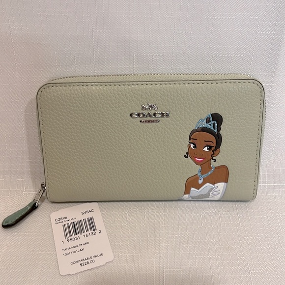 Coach | Bags | Coach Disney Tiana Medium Zip Around Wallet Nwt | Poshmark